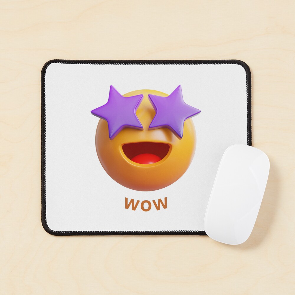 "3D Wow Emoji Face - Classic Vintage Summer" Sticker for Sale by ...