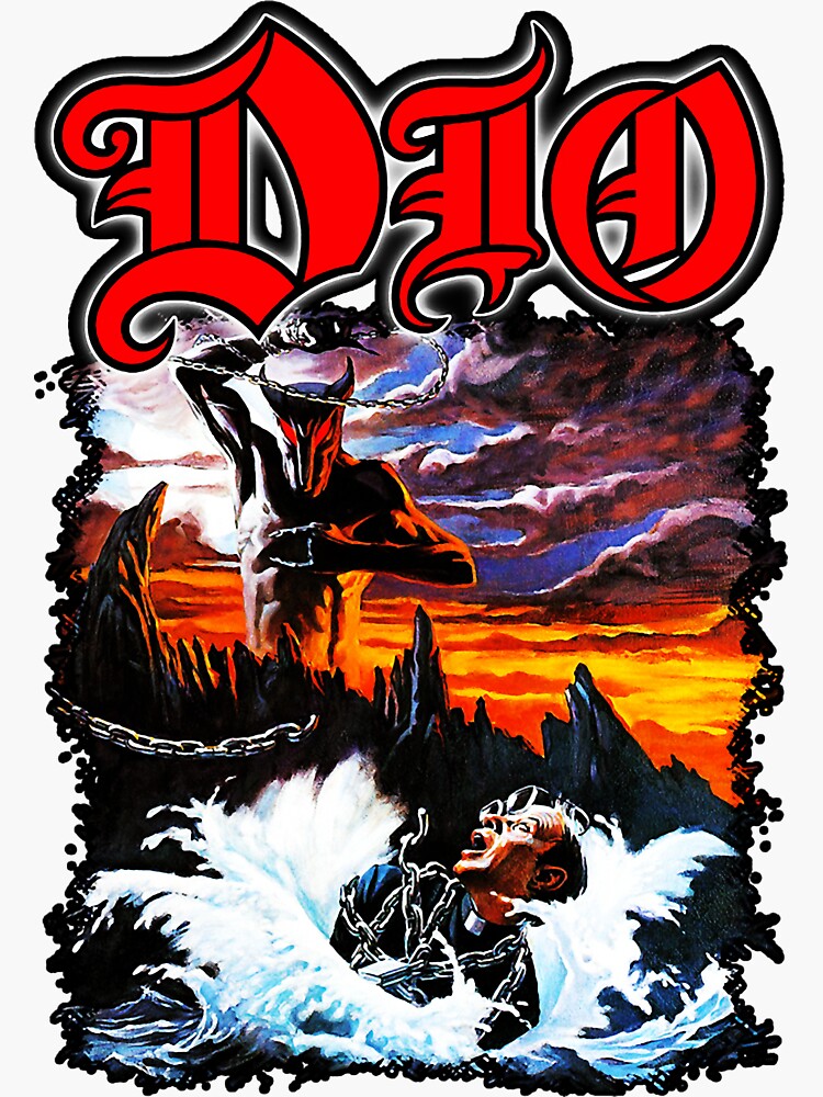 "Dio Genre rock " Sticker for Sale by schauntsaravip | Redbubble