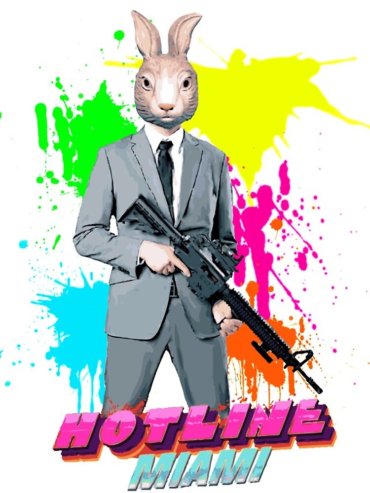 "Hotline Miami - Graham the Rabbit Mask" iPhone Case for Sale by ...