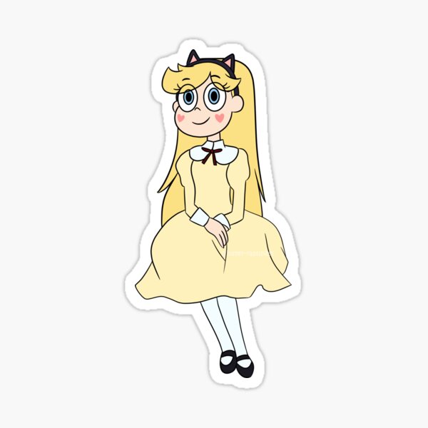 "Shoujo Star Butterfly" Sticker by natbug | Redbubble