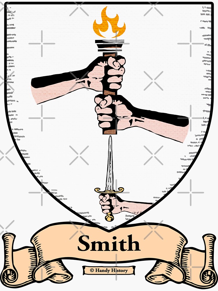 "SMITH - Coat of Arms - Family Crest" Sticker for Sale by HandyHistory ...