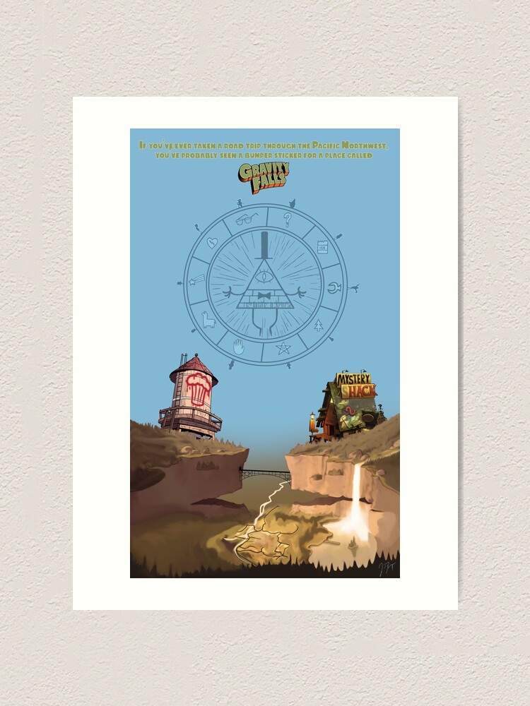 "Gravity Falls Poster" Art Print by JoelThayer | Redbubble