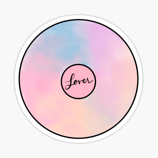 "Taylor Swift Lover Record" Sticker for Sale by taylorvgray | Redbubble