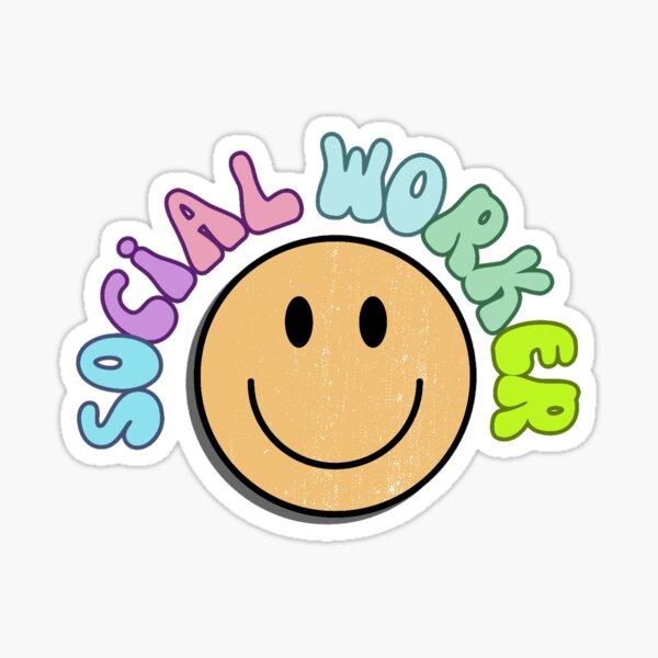 " Social Worker,future social worker stickerfuture therapist" Sticker ...