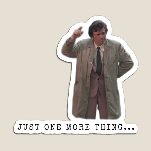 Columbo Merch & Gifts for Sale | Redbubble