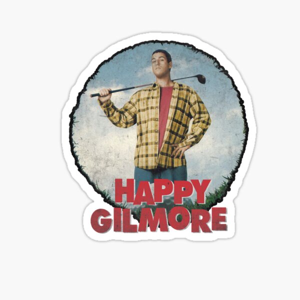 "Happy Gilmore Adam" Sticker for Sale by gloriamiles19 | Redbubble