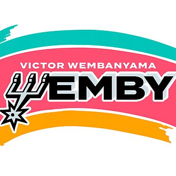 "WEMBY" Sticker for Sale by mtd-esigns | Redbubble