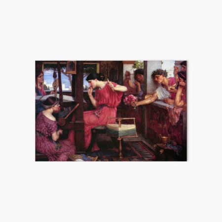 "Penelope and her Suitors - John WIlliam Waterhouse" Art Board Print ...
