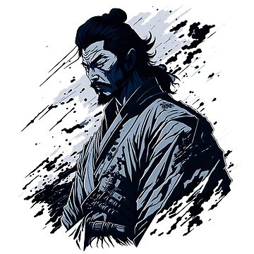 "Miyamoto Musashi" Sticker for Sale by Noxia-Designs | Redbubble