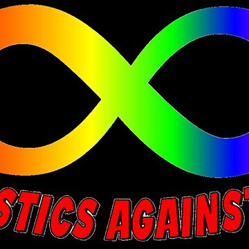 "Anti ABA Rainbow Infinity " Sticker for Sale by -Archie- | Redbubble