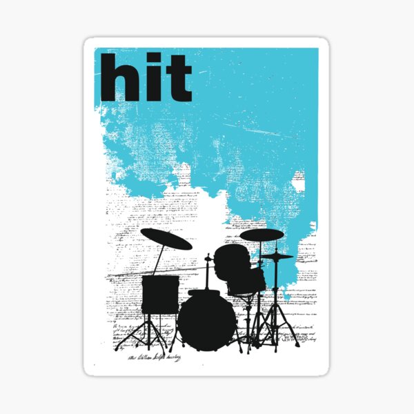 "Hit" Sticker for Sale by traumfaenger | Redbubble
