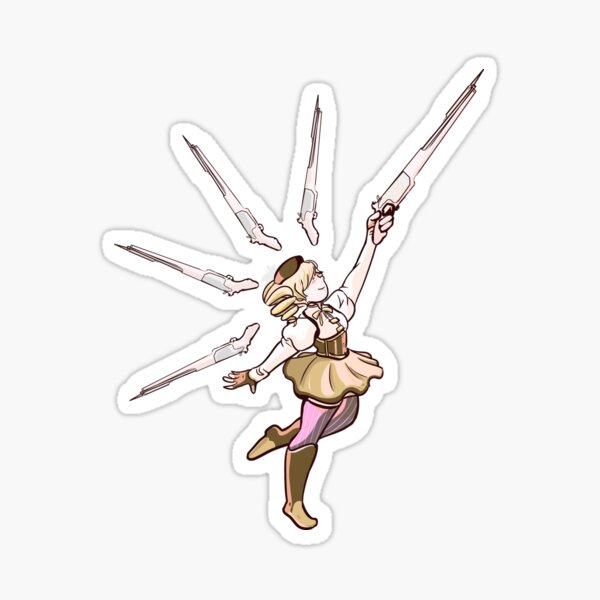 "mami tomoe" Sticker by ink-pocket | Redbubble