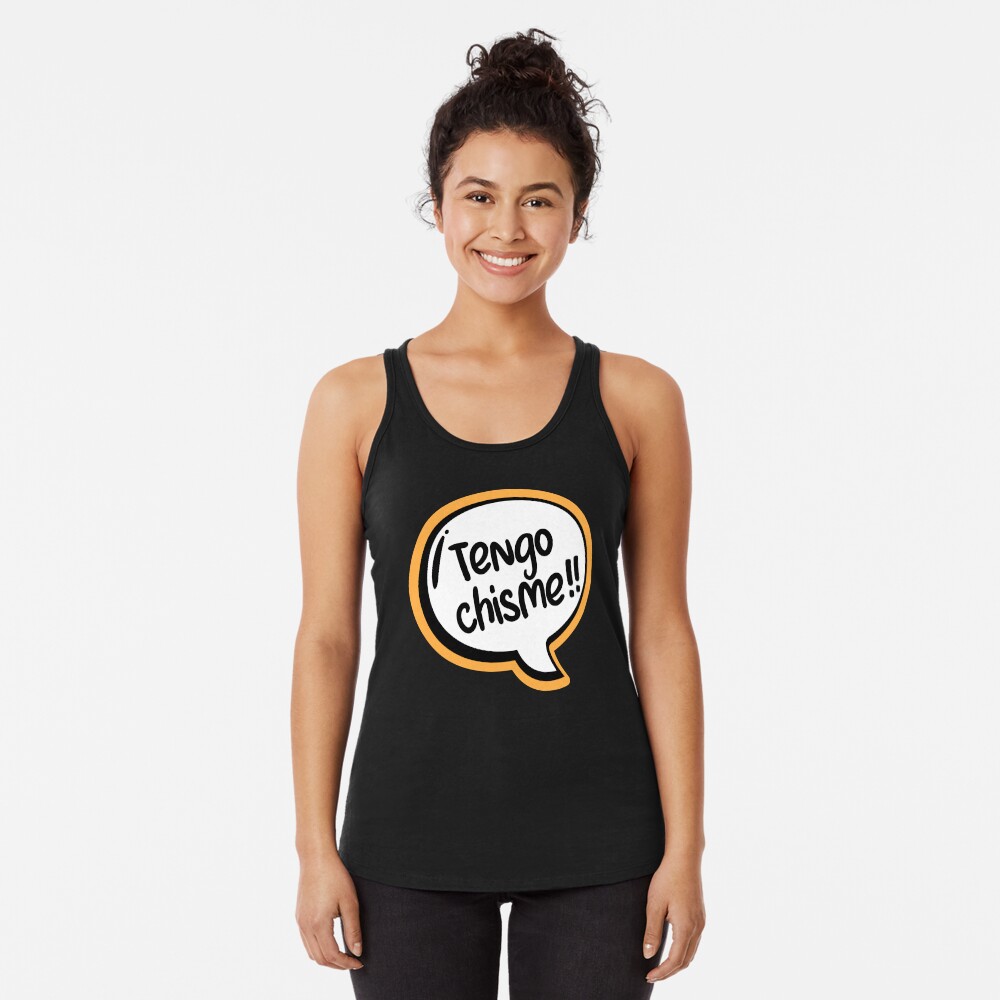 "Tengo chisme, chisme, chisme" Sticker for Sale by LatinoPower | Redbubble