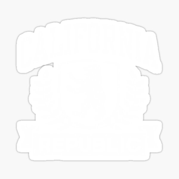 "California Republic " Sticker for Sale by EvoRista221 | Redbubble