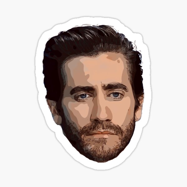 "Jake Gyllenhaal Vector Art" Sticker for Sale by Playful-Shop | Redbubble