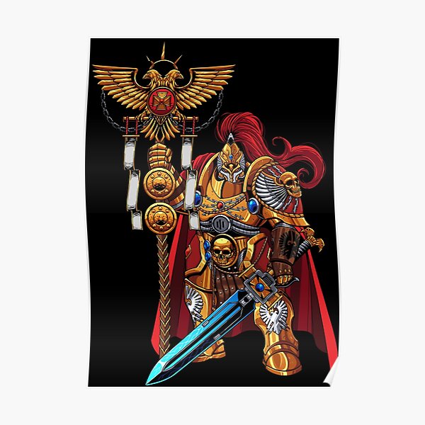 "Adeptus Custodes" Poster for Sale by FutureVision25 | Redbubble