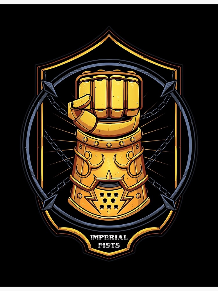 "Imperial Fist Logo" Poster for Sale by FutureVision25 | Redbubble