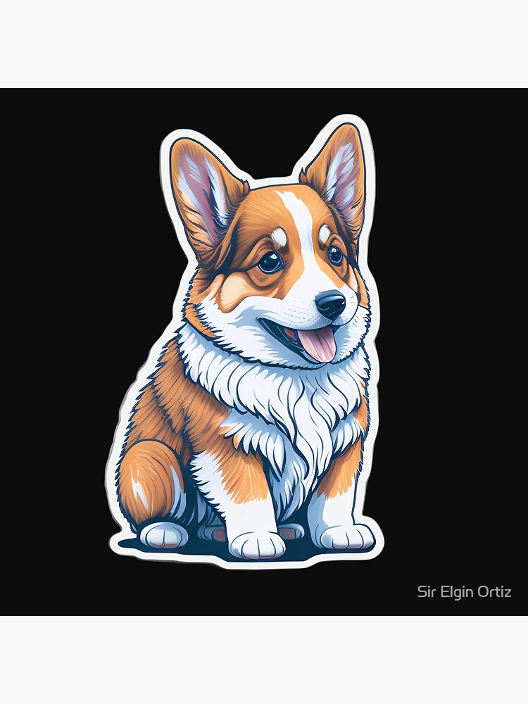 "Pembroke Welsh Corgi (Sticker and Print Out)" Photographic Print for ...