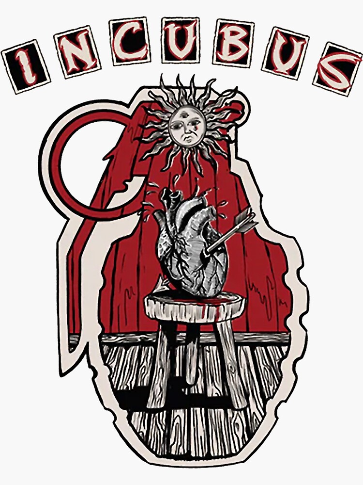 " incubus band " Sticker for Sale by ossenfortsheryl | Redbubble
