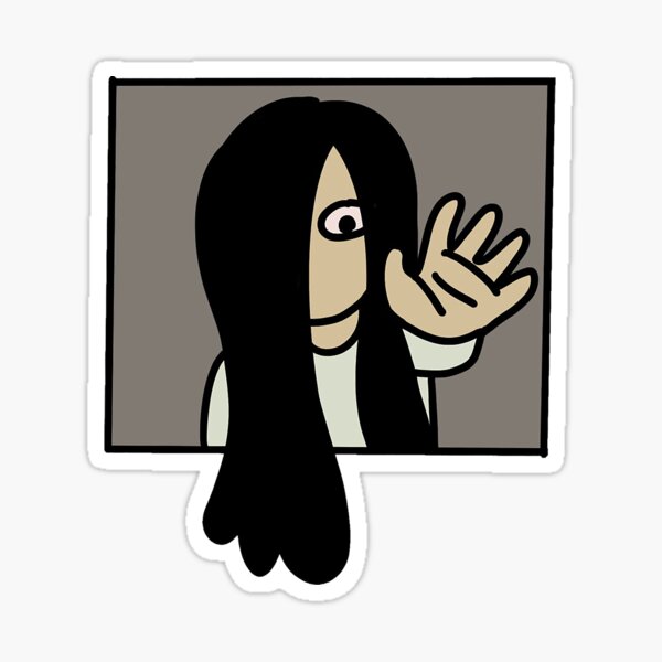 "Little sadako" Sticker for Sale by Gate8Creati | Redbubble