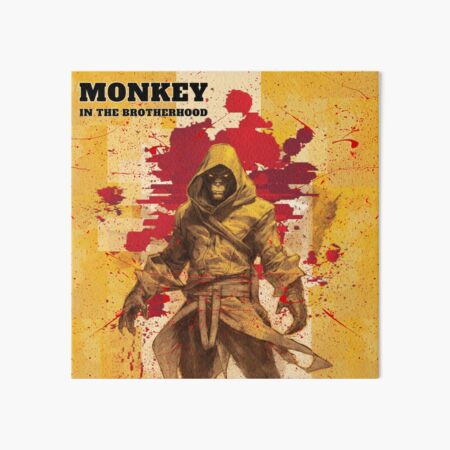 "monkey : assassin's creed" Art Board Print for Sale by ChaninSaetang ...