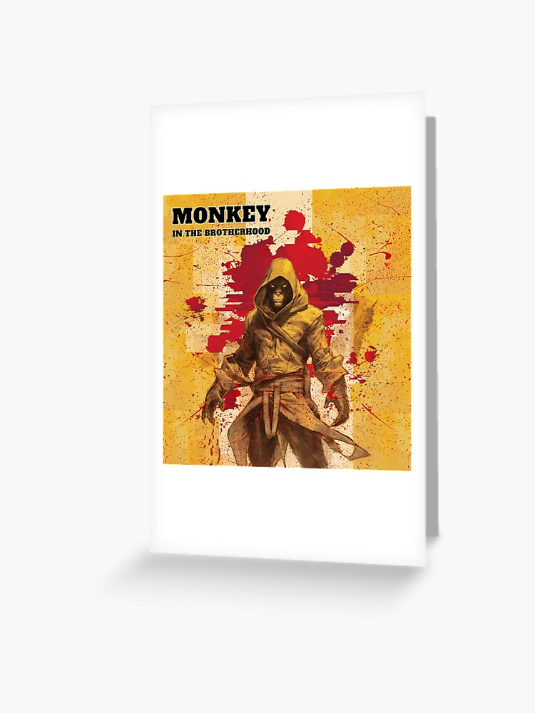 "monkey : assassin's creed" Greeting Card for Sale by ChaninSaetang ...
