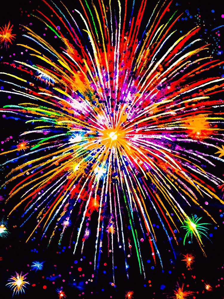 "Vibrant American Fireworks" Mini Skirt for Sale by OutOfTheBoxArt1 ...