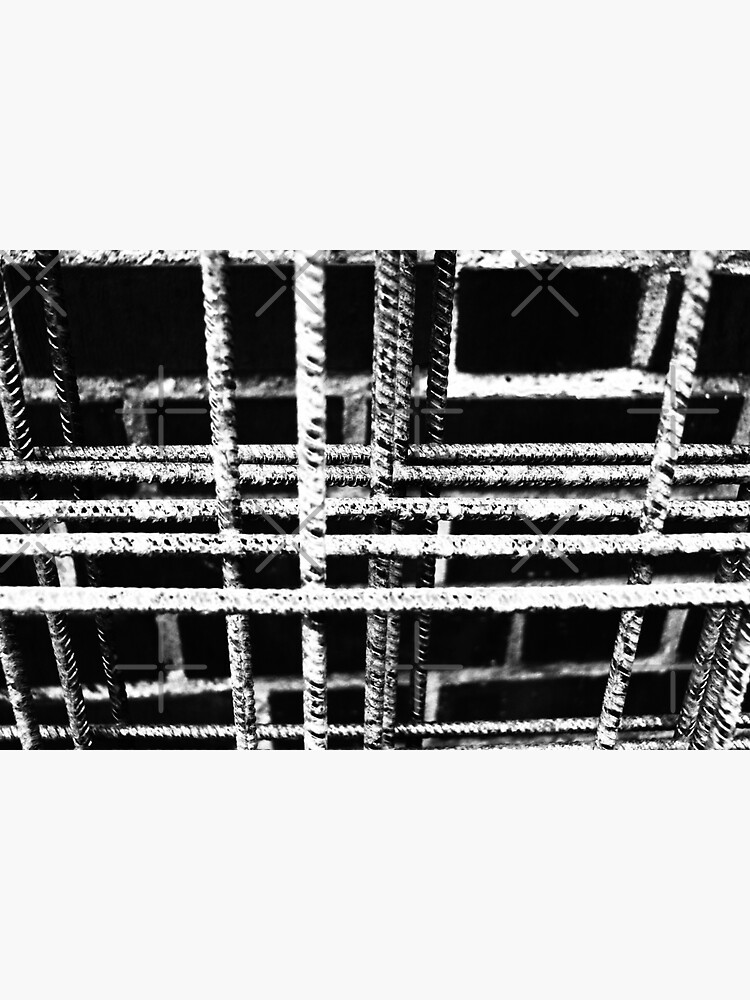 "Rebar And Brick - Industrial Abstract " Sticker for Sale by karens224 ...