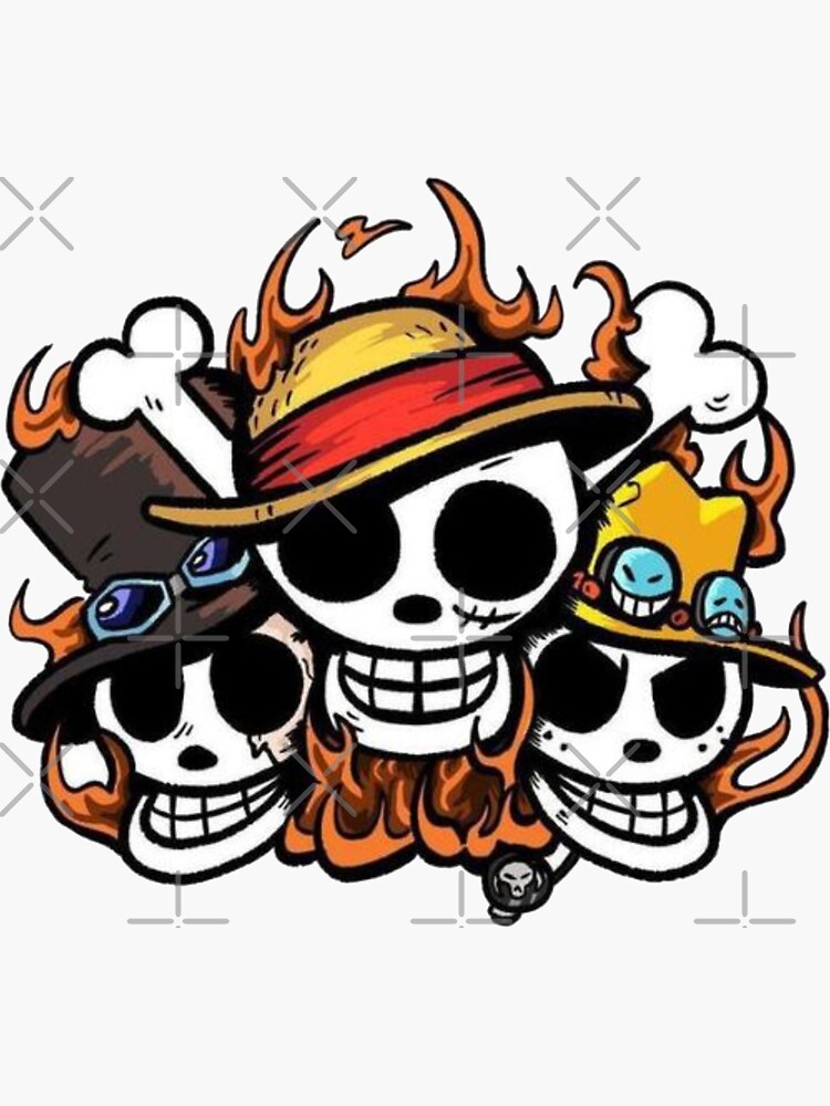 "One Piece Symbol" Sticker for Sale by sufua | Redbubble