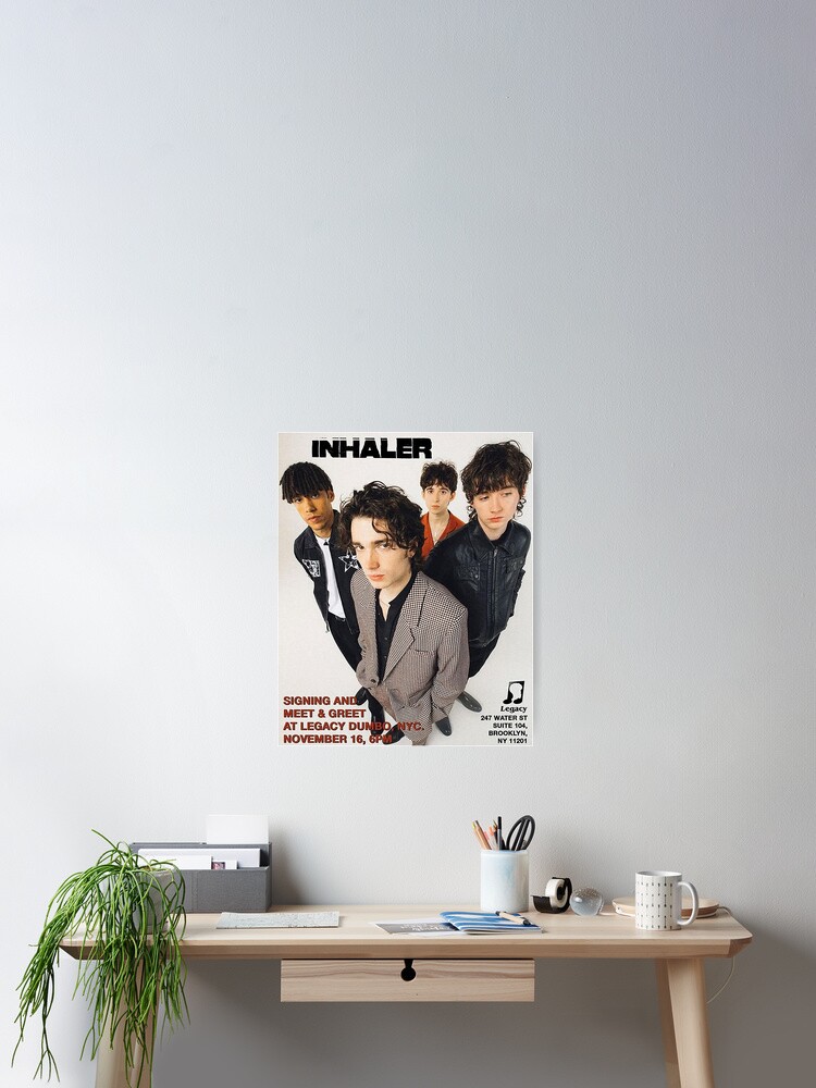 "Inhaler Band" Poster for Sale by berlinehooper | Redbubble