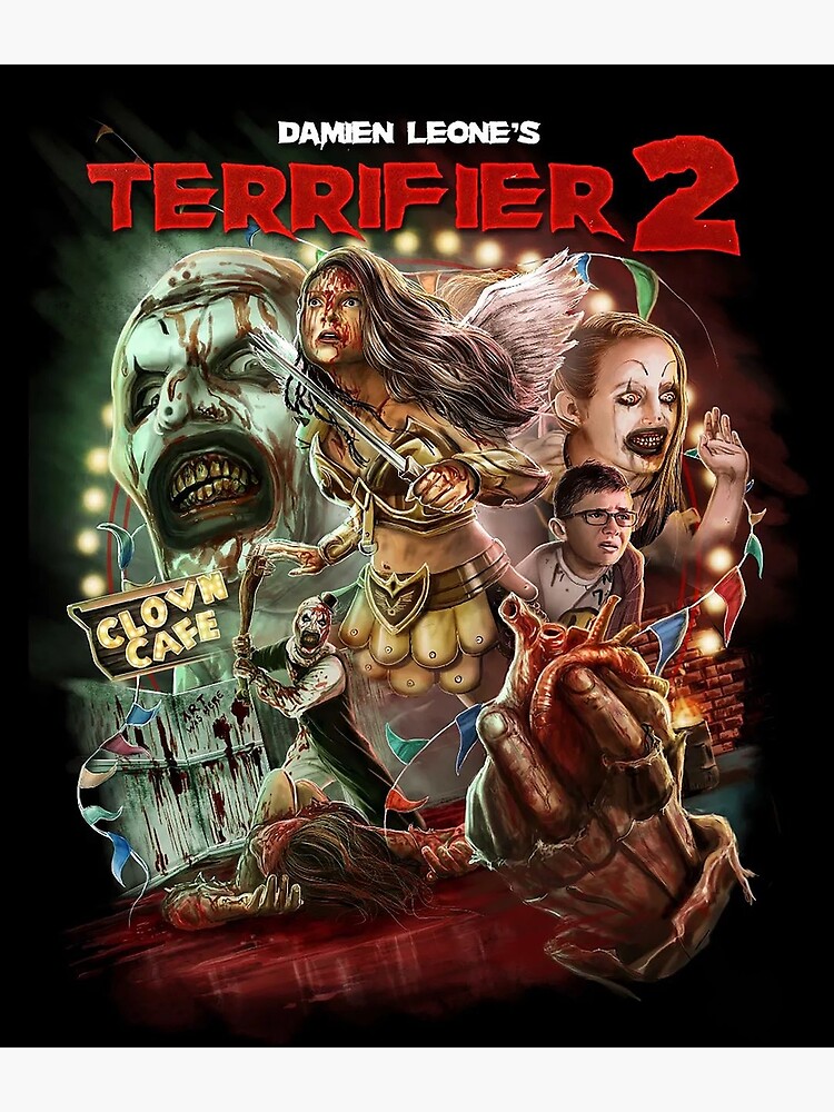 "Terrifier two movie" Poster for Sale by galeaheiner | Redbubble