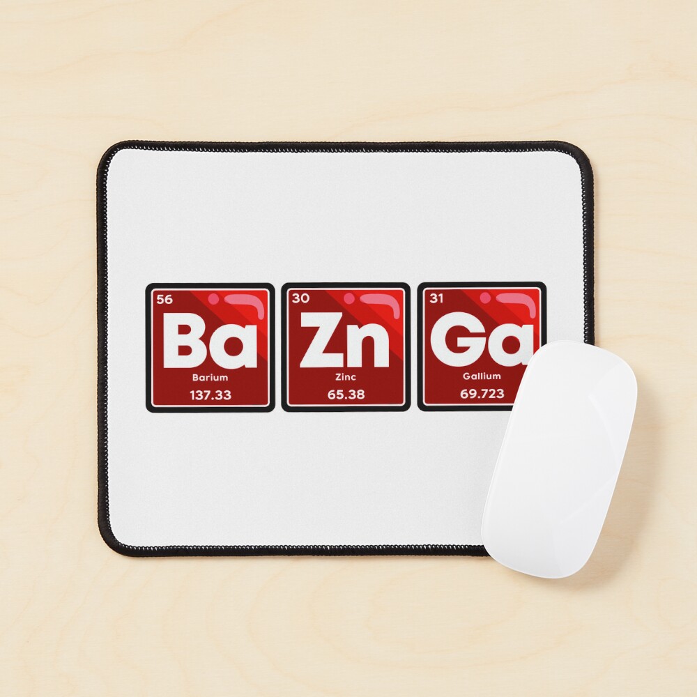 "Bazinga Red and Black" Sticker for Sale by kiwispencil | Redbubble