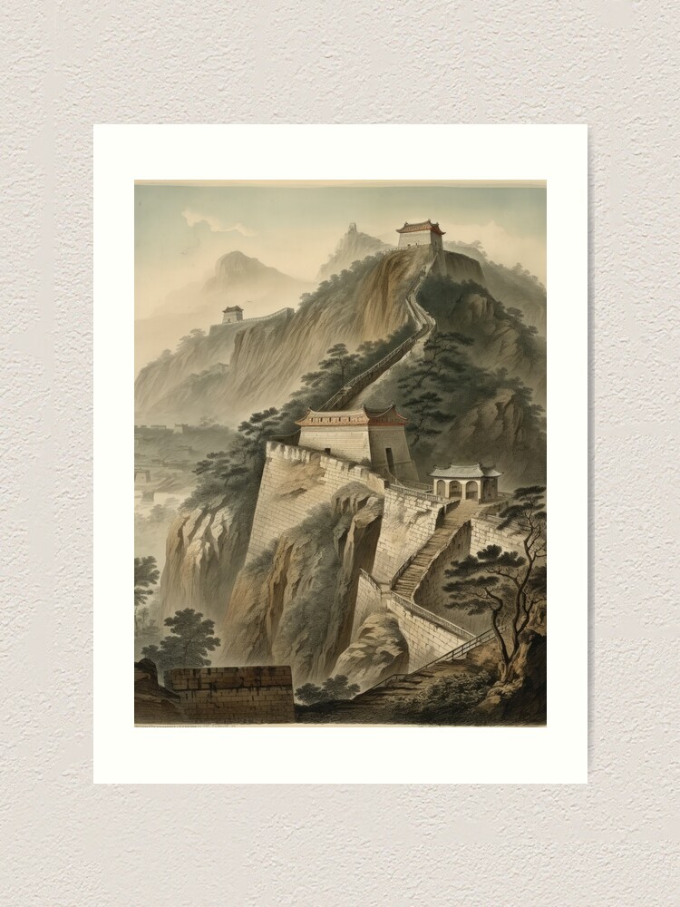 "Great Wall of China #2 Poster for Asian Art Lovers, Wall Art, Photo ...
