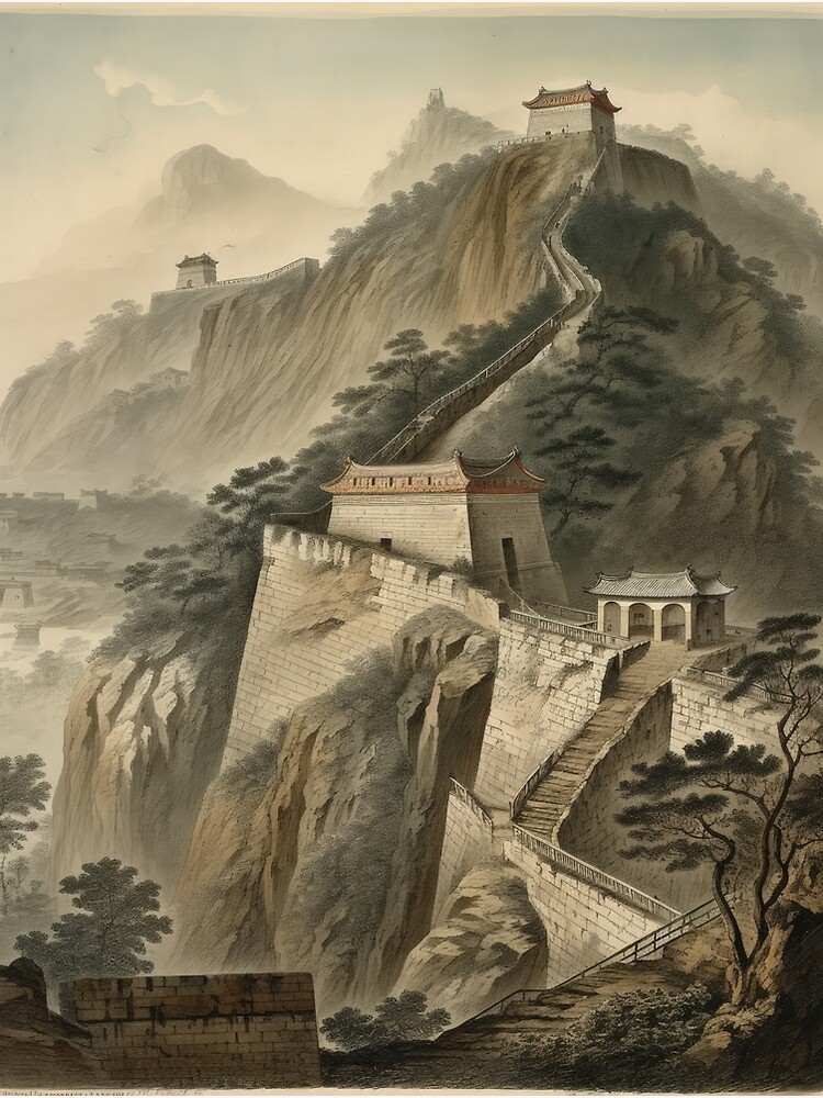 "Great Wall of China #2 Poster for Asian Art Lovers, Wall Art, Photo ...