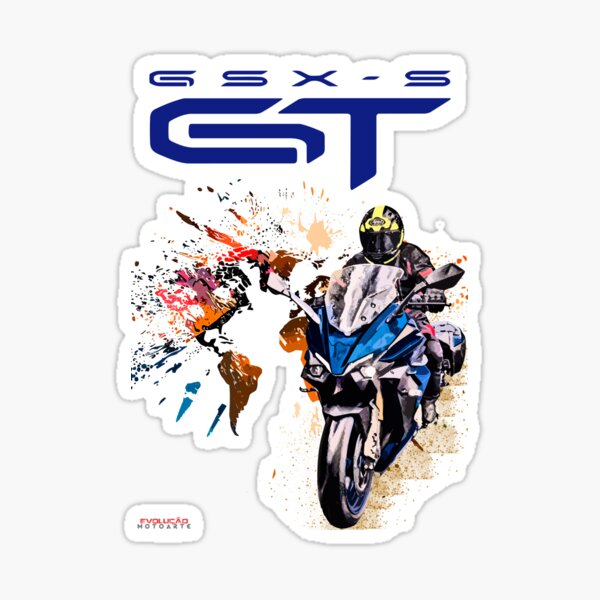 "GSX - S 1000 Touring GT" Sticker for Sale by Evomotoarte | Redbubble