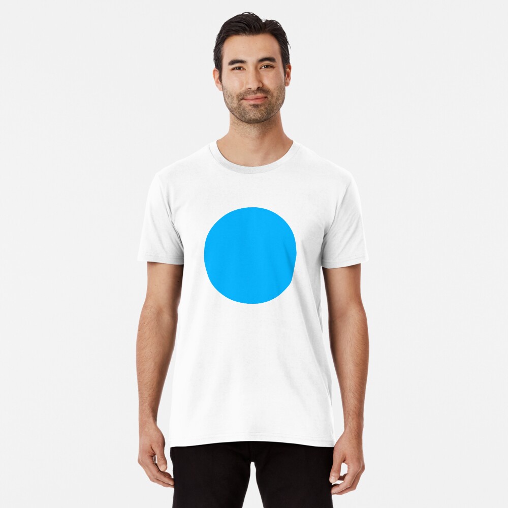 "Light blue dot" Sticker for Sale by philbotic | Redbubble