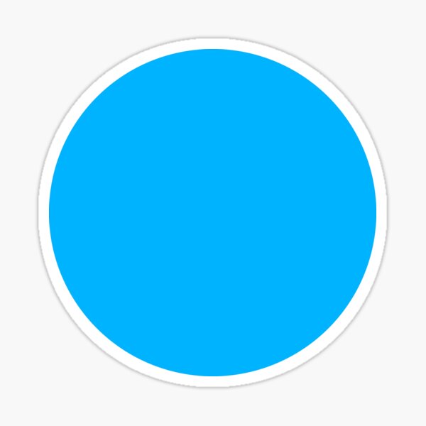 "Light blue dot" Sticker for Sale by philbotic | Redbubble