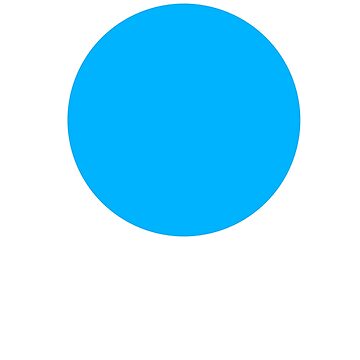 "Light blue dot" Sticker for Sale by philbotic | Redbubble