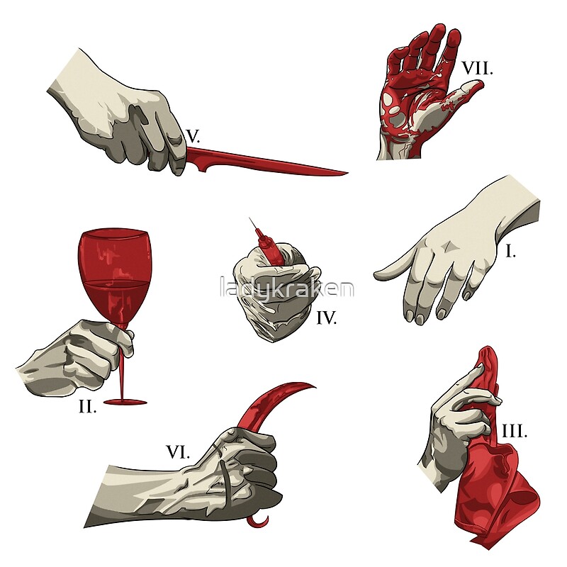 "Hannibal Inspired Pattern" by ladykraken | Redbubble