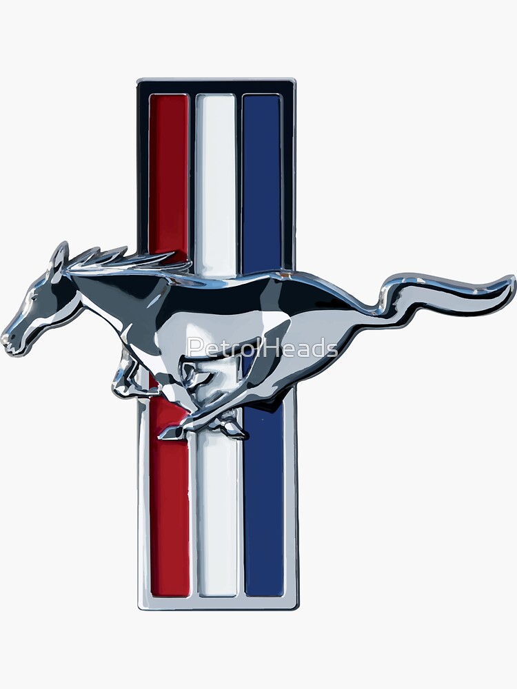 "'stang" Sticker for Sale by PetrolHeads | Redbubble