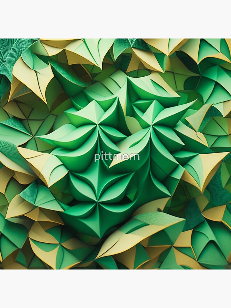 "Botanical Oasis: Arc Shapes and Leafy Garden Motifs" Sticker for Sale ...