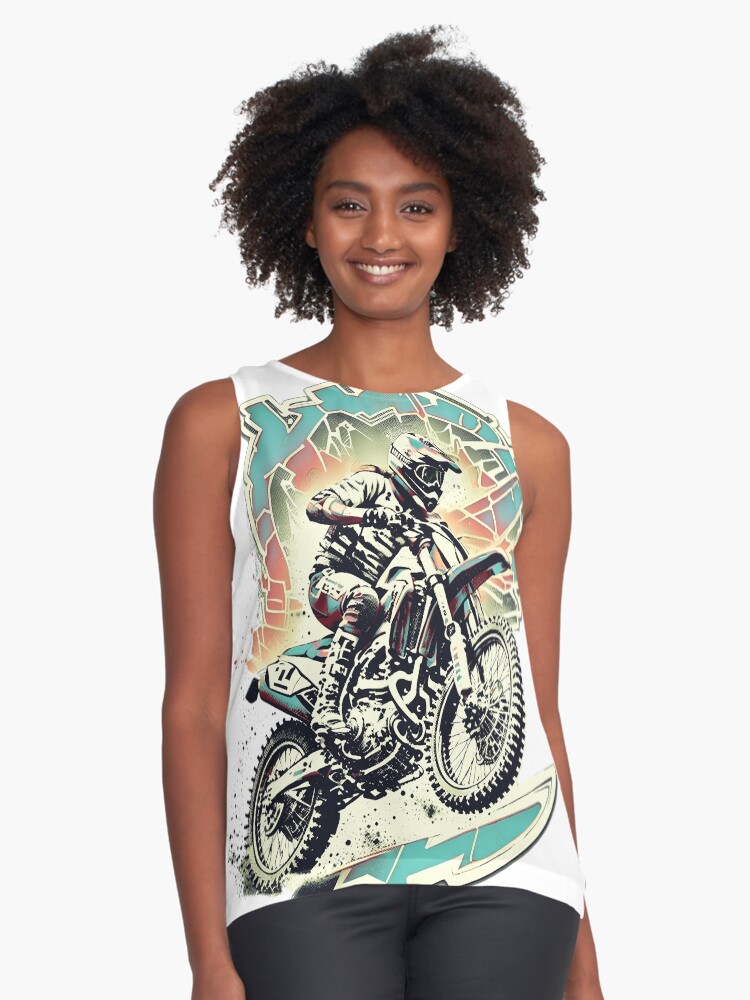 "Enduro motocross logo, blue" Sticker by Time4Space | Redbubble