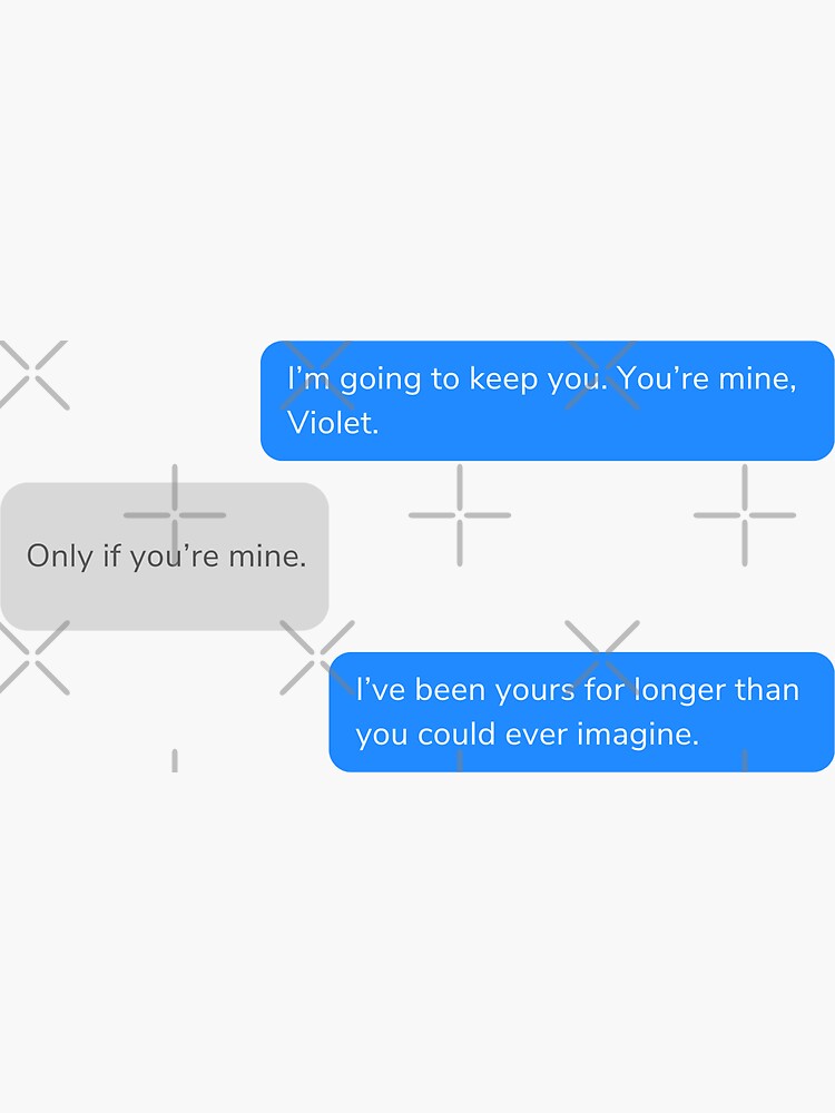 "Fourth Wing Violet Xaden Quote as Text" Sticker for Sale by freeshrugs ...