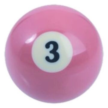 "Pink pool ball" Sticker for Sale by Sikorae | Redbubble