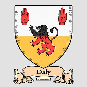 "DALY - Coat of Arms - Family Crest" Sticker for Sale by HandyHistory ...