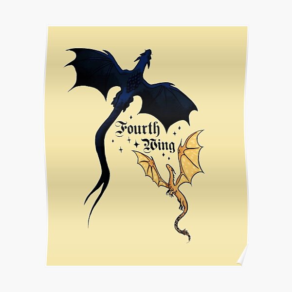 "Fourth Wing" Poster for Sale by Elia88 | Redbubble