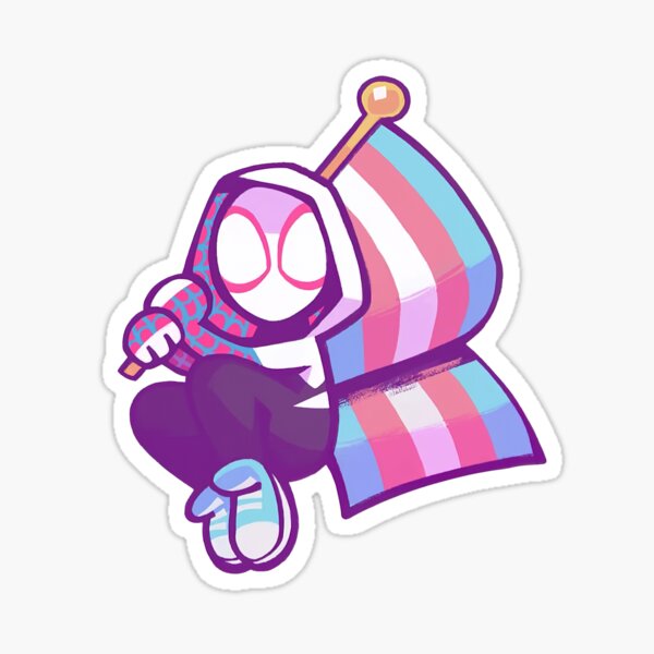 "Gwen Stacy Trans Pride" Sticker for Sale by EmarThyn14 | Redbubble