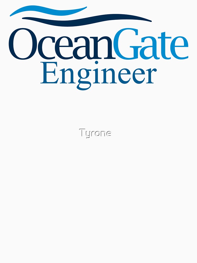 "OceanGate Engineer Logo" T-shirt for Sale by DeepTyrone | Redbubble ...