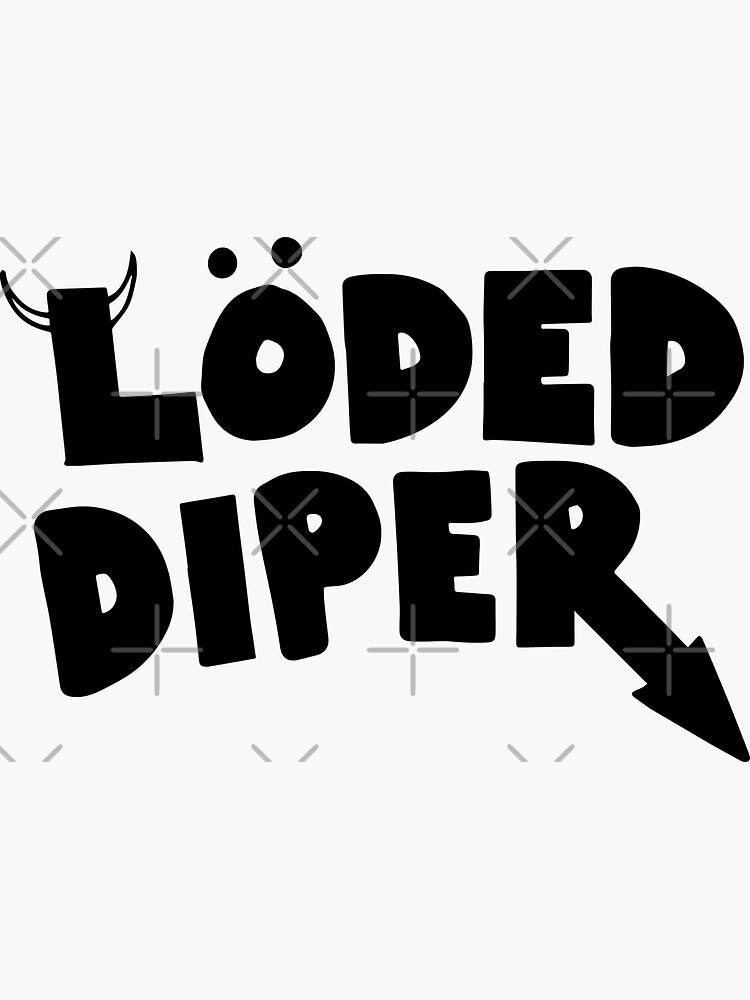 "loded diper (löded diper) logo - diary of a wimpy kid rodrick rules ...