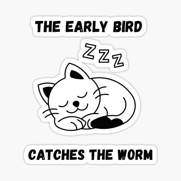 "early bird" Sticker for Sale by Ert2000 | Redbubble